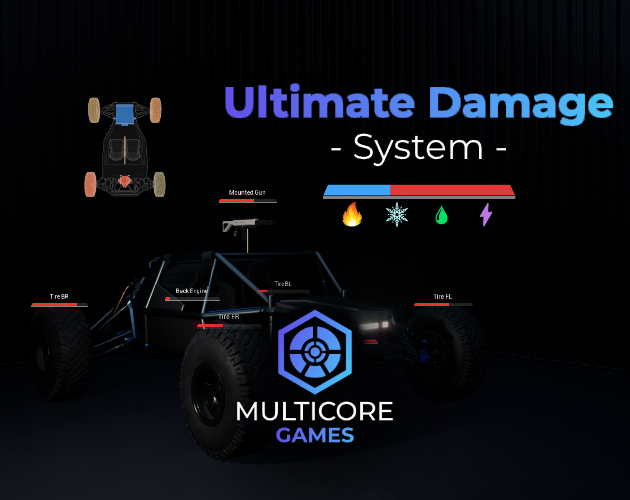 Ultimate Damage System | UE5 by Multicore Games