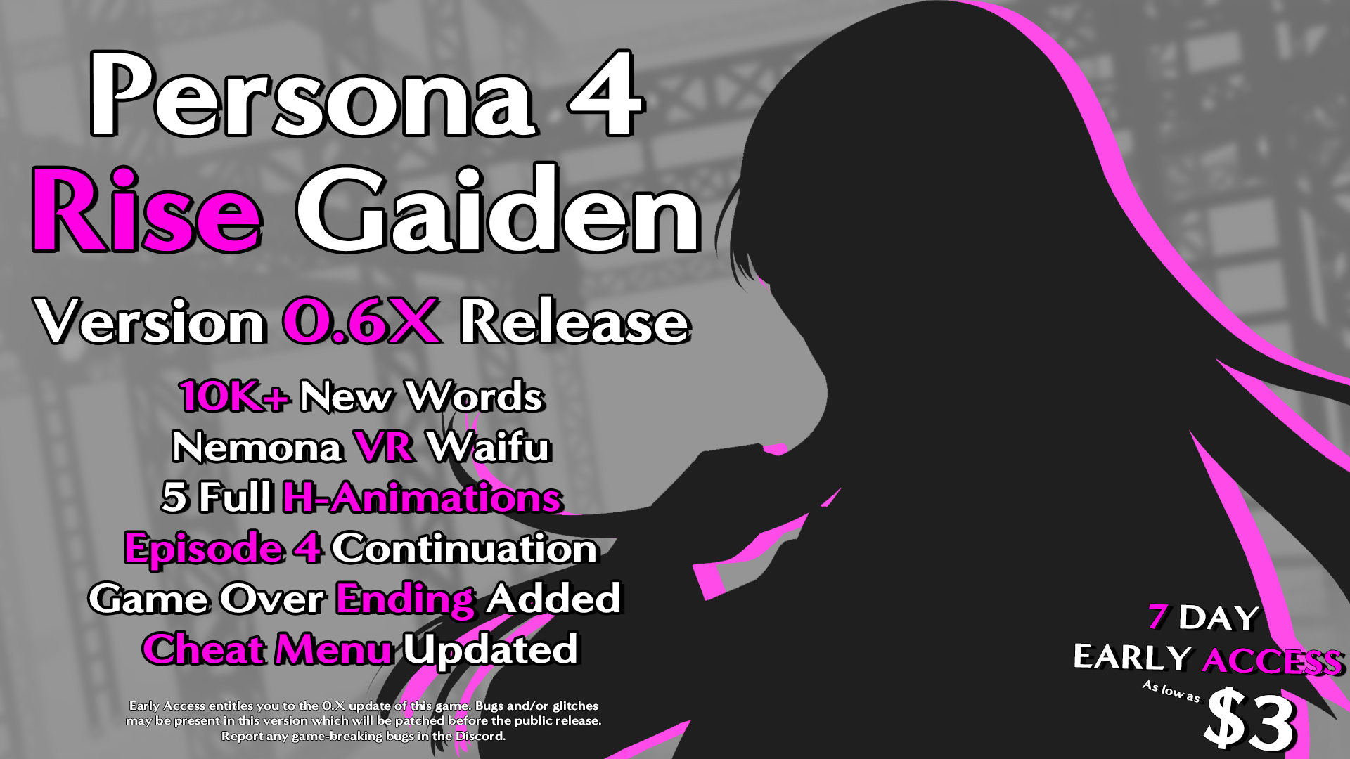 P4RG V0.6 EARLY ACCESS + CHEAT MENU - Persona 4: Rise Gaiden v1.1 by ...