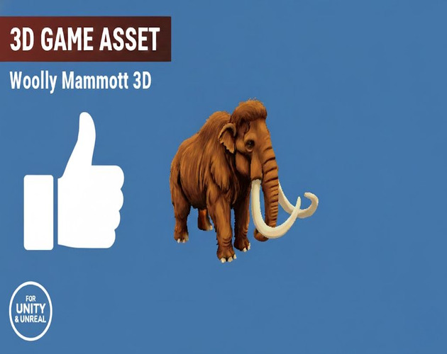 Woolly Mammoth 3D Model by Somaa BLT