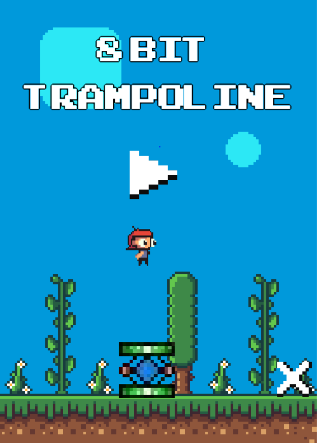 8-Bit Trampoline by Yvodlyn Paul
