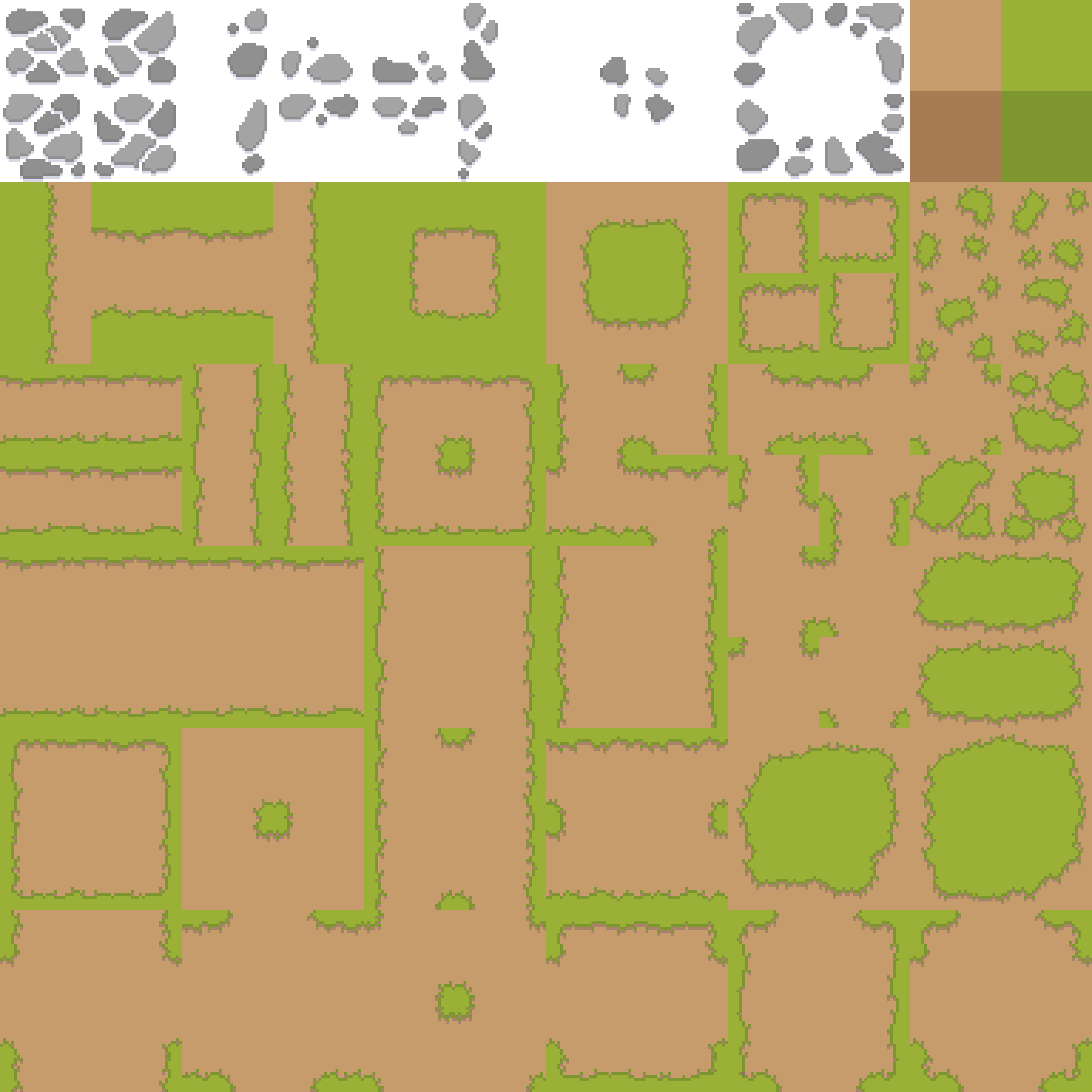 Free Top-Down RPG 32x32 Tile Set by Mixel