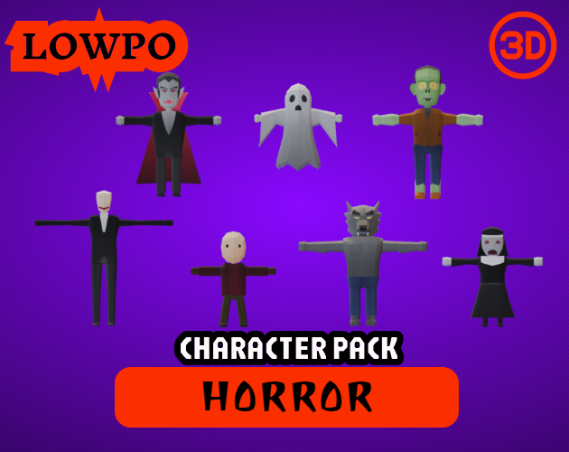 New Horror Characters Released: Evil Nun + Slender Man (Stylized Low ...