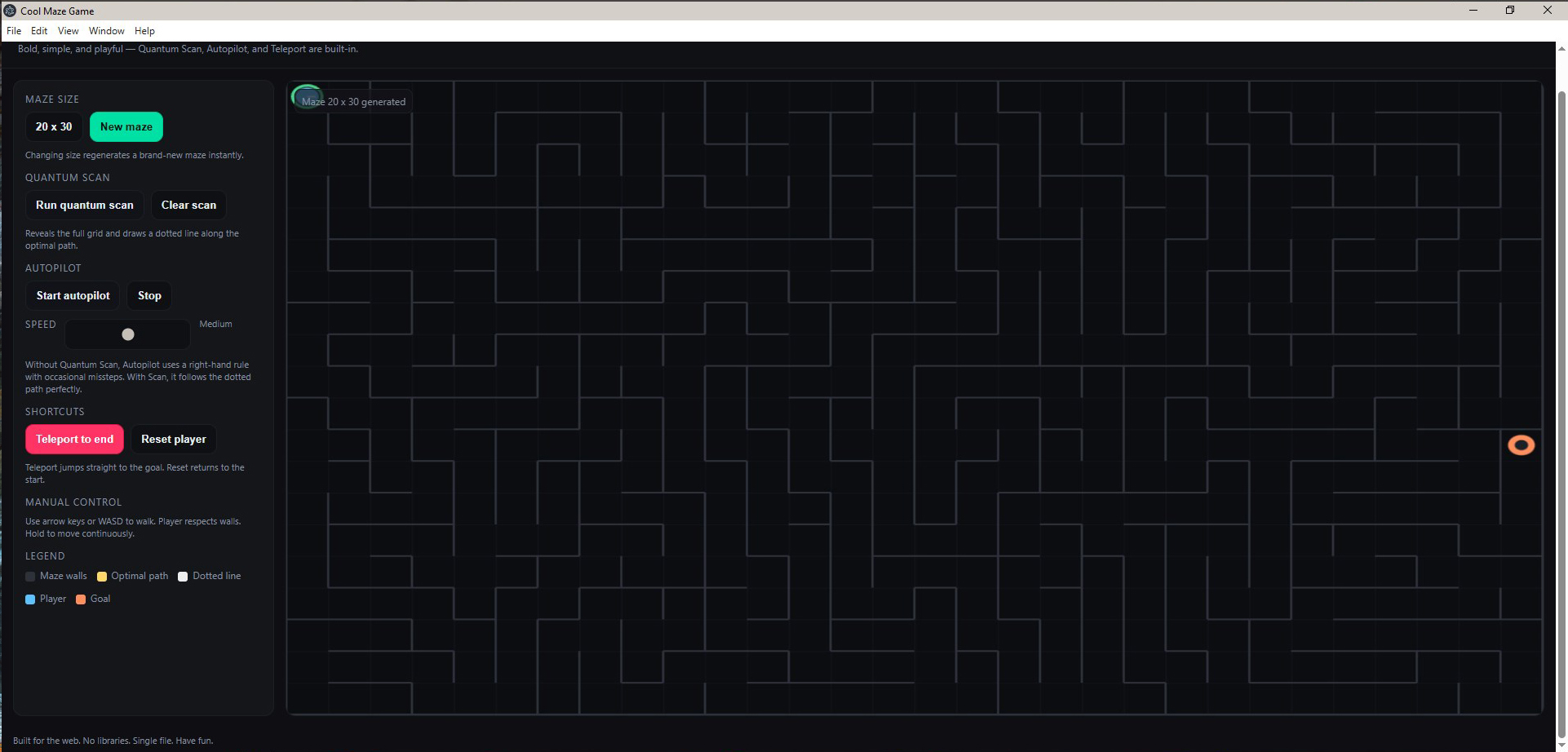 Cool Maze Game by ravenshadow9z