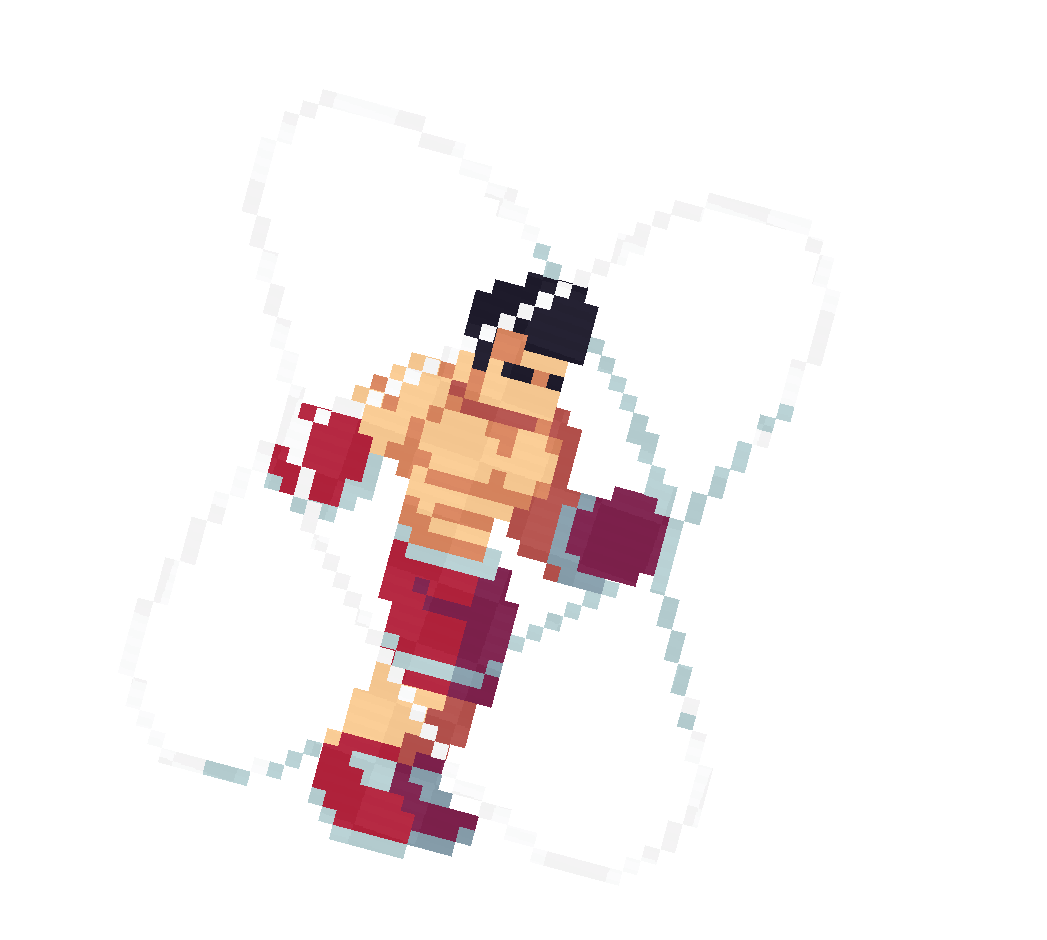 V1.2 Update! - Pixel Art Boxer Character Pack by Sayleok