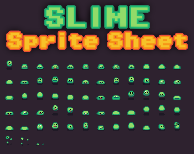 Slime Sprite Sheet by That_PR0