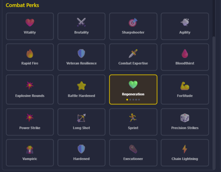 leader combat classes, perk points, fixes, QoL, balance, etc. - gCity ...
