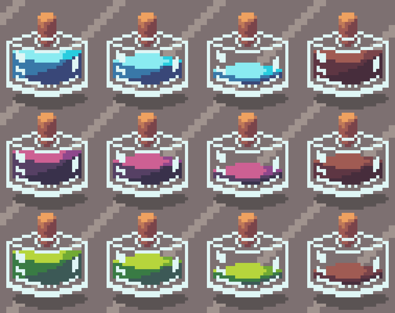 [Multi-Size] Simple Potions by Tilation
