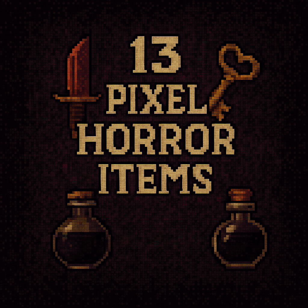 Creating the “13 Pixel Horror Items” Pack - 13 Pixel Horror Items ...