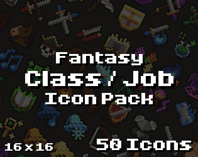 Fantasy Class / Job Icon Pack by Jak_96