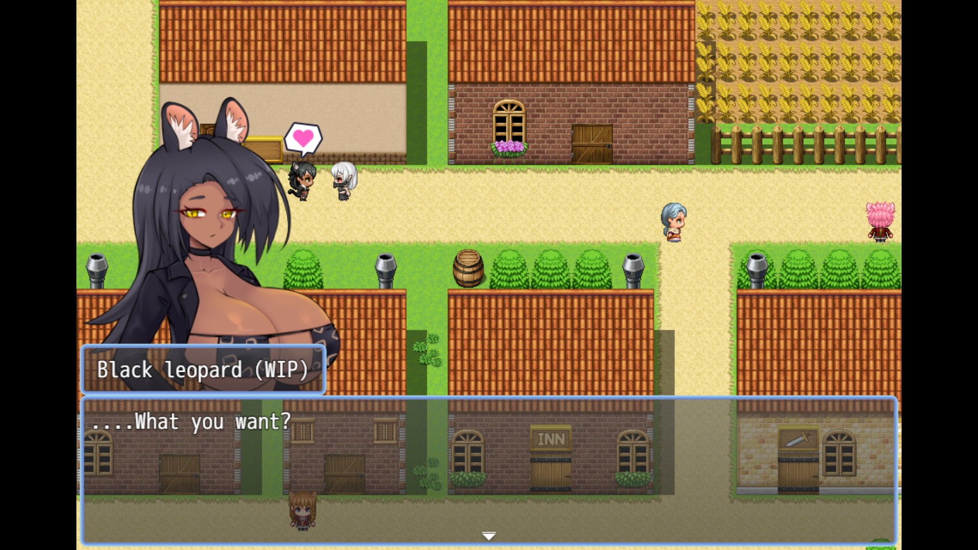 Devlog 15# new town progress - Hylian sword : The lustful darkness by Shiori rosebrace