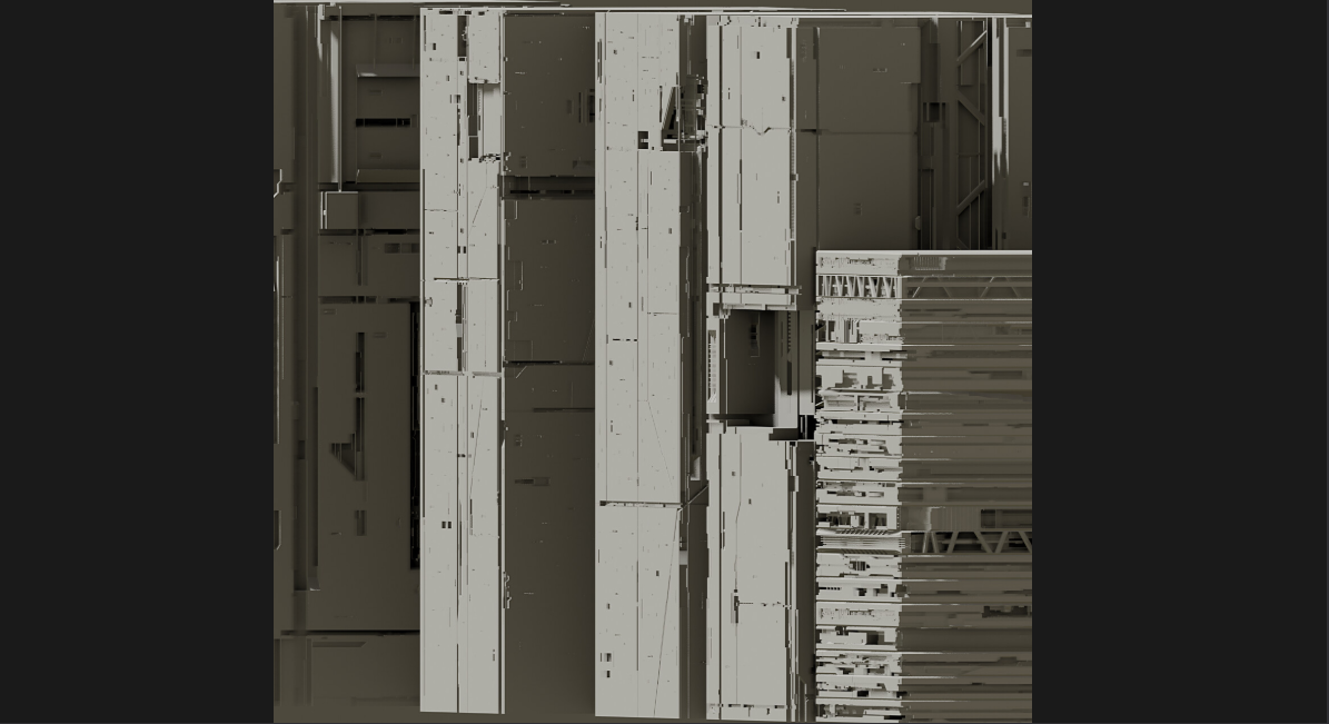 SCI-FI DEEP STRUCTURE ASSETS by speederoo