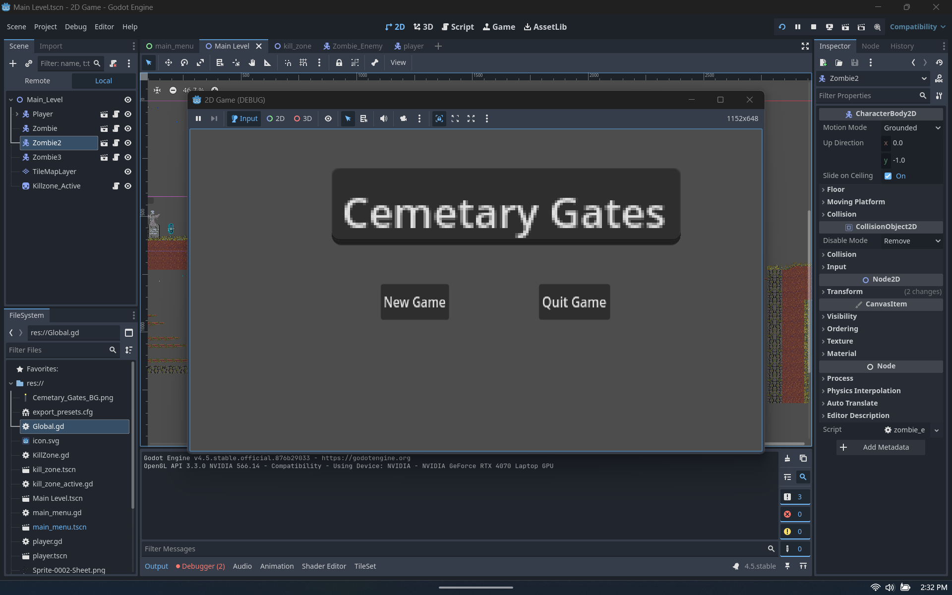 Cemetery Gates by AKnoph