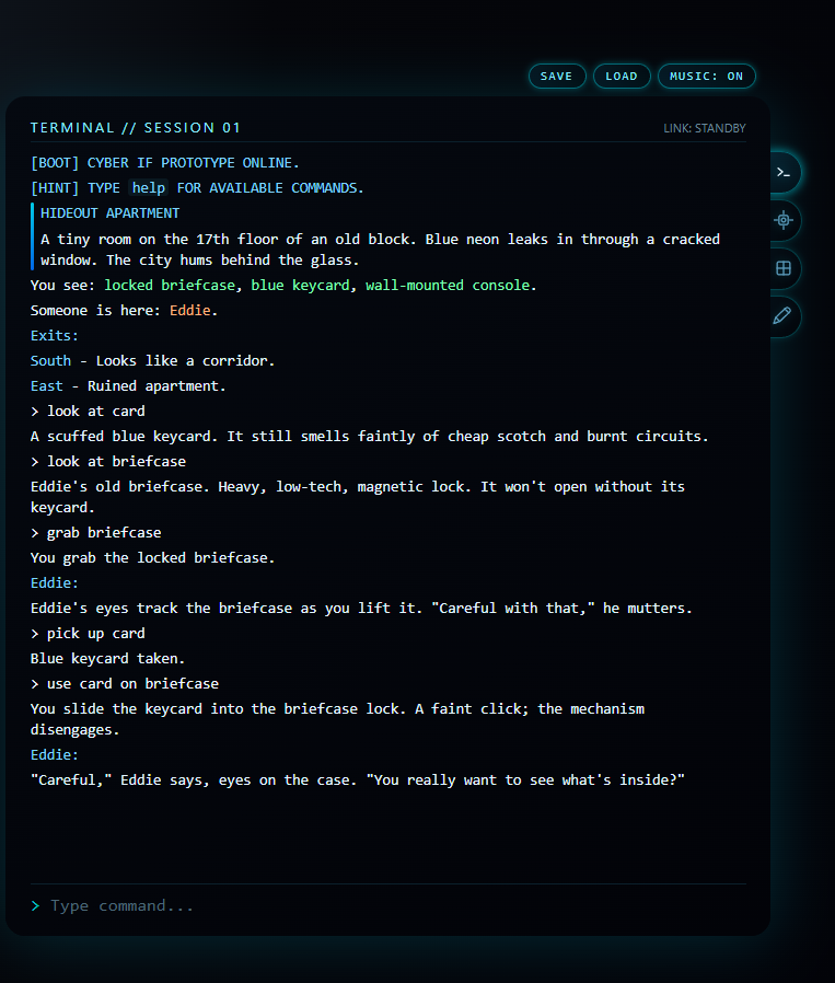 TERMINAL INTERFACE (WIP) - Disconnected by AFE Studio