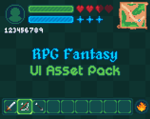 RPG Fantasy UI by Oink55