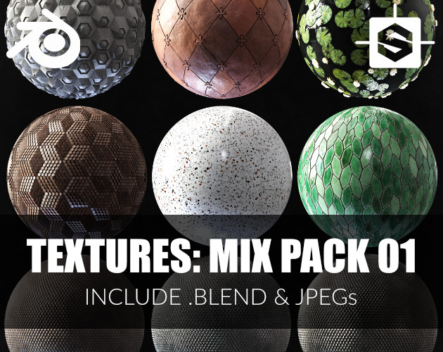 Texture Pack: Mix Pack 01 by JulioVII