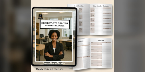 Side Hustle to Full-Time Business Planner (Digital Download) by ...