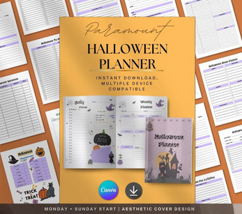 Halloween Planner – Digital Party Planner, Budget Tracker & Costume ...