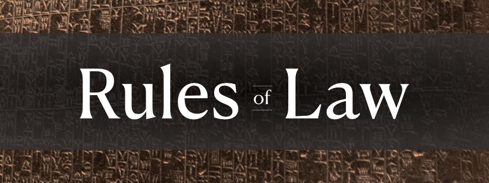 Rules of Law Update: Examples & Mobile - Rules of Law by Ben Robbins