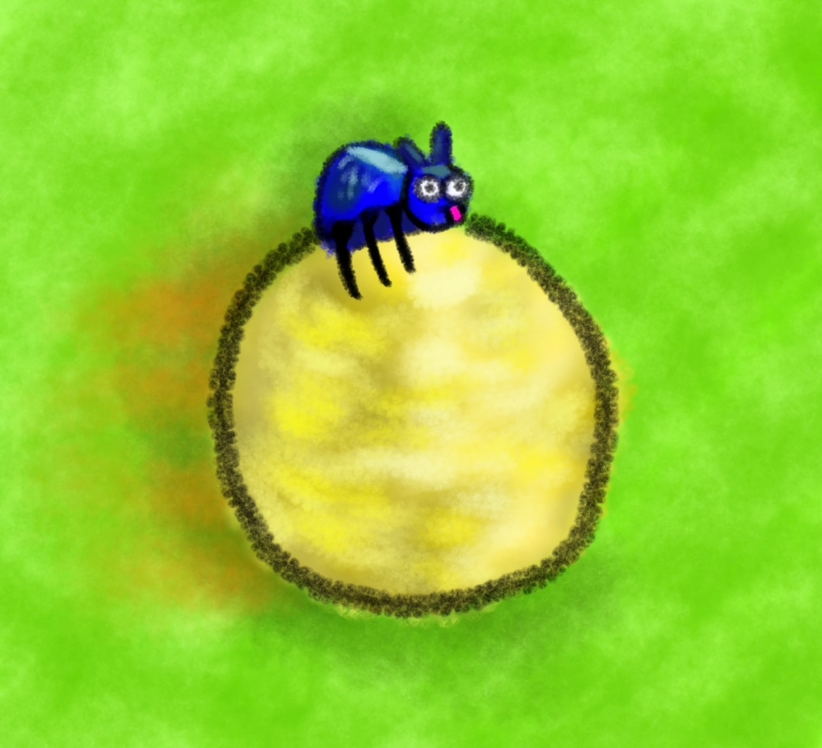 BITTY BUG BALL (PHYSICS PLAYTEST) by blakkcasket