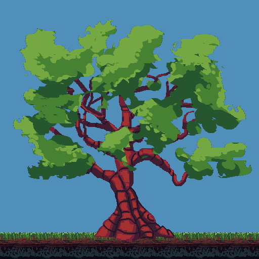 FREE Animated Tree sprite (Light Breeze) by Pixel Perfect Assets - by Silas