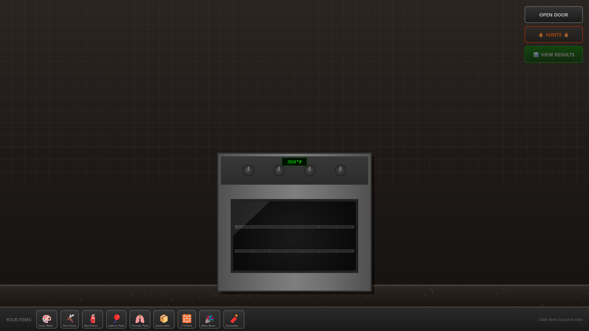 Oven Explosion Simulator - Release Announcements - itch.io