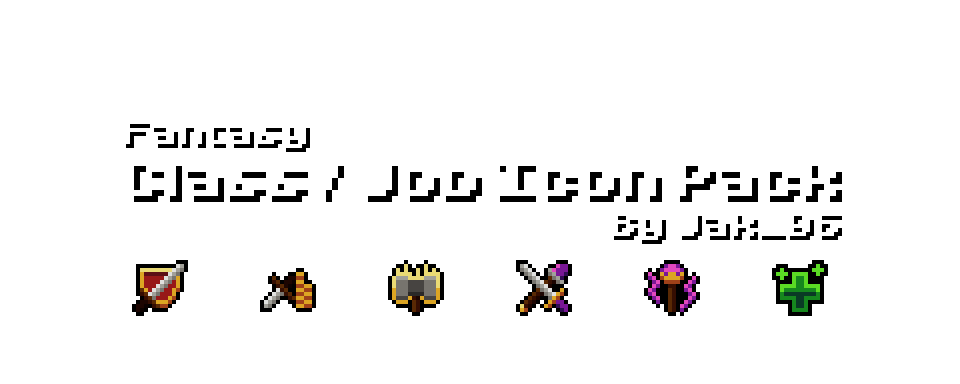 Fantasy Class / Job Icon Pack by Jak_96