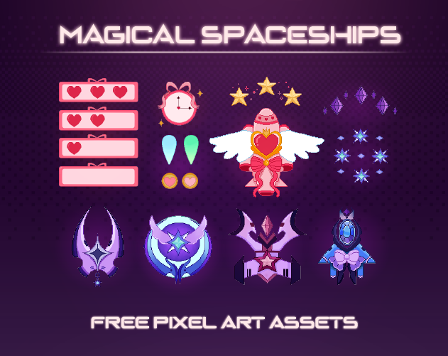 (FREE) Magical Spaceship Assets by Vanessa Thomas