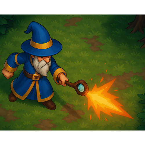 🧙‍♂️ Stylized Wizard Low Poly – Rig Ready 3D Character (FBX/GLB) by ...