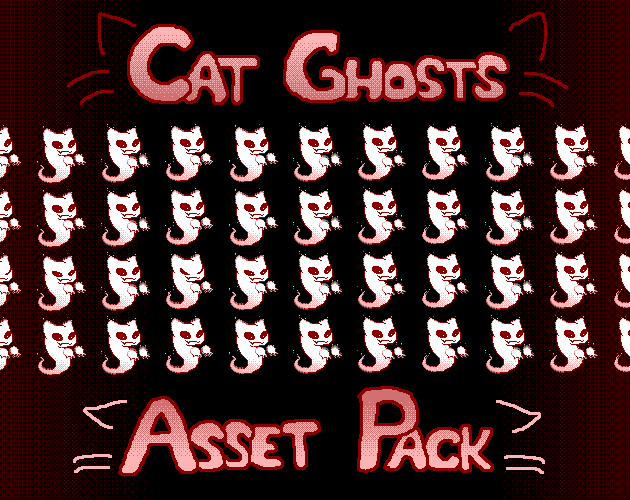 Cat Ghosts Asset Pack by Seren