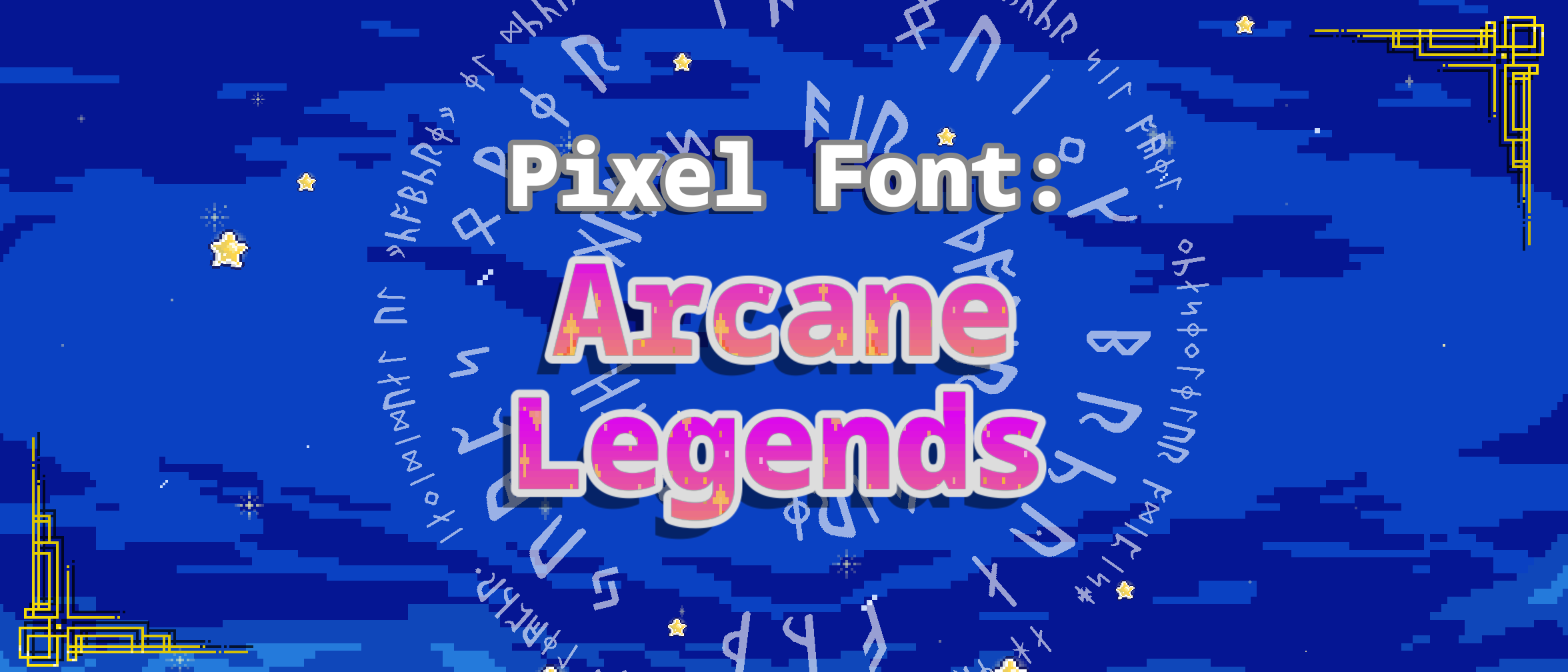 Pixel Font: Arcane Legends Launch Sale! by Sugargenix - itch.io