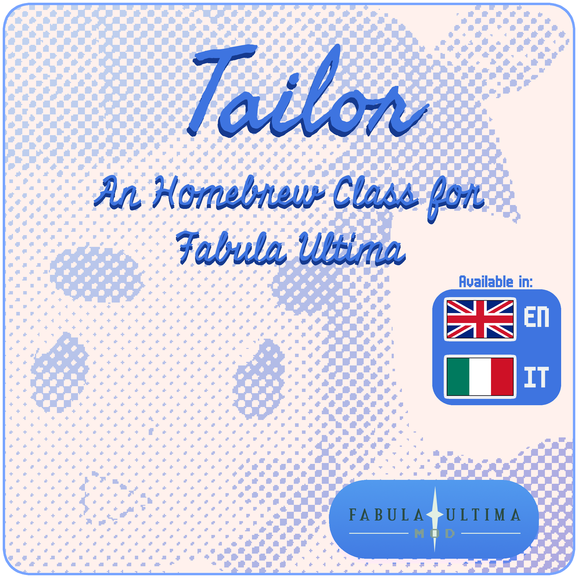 Tailor Class for Fabula Ultima by Maca, Ekkoberry