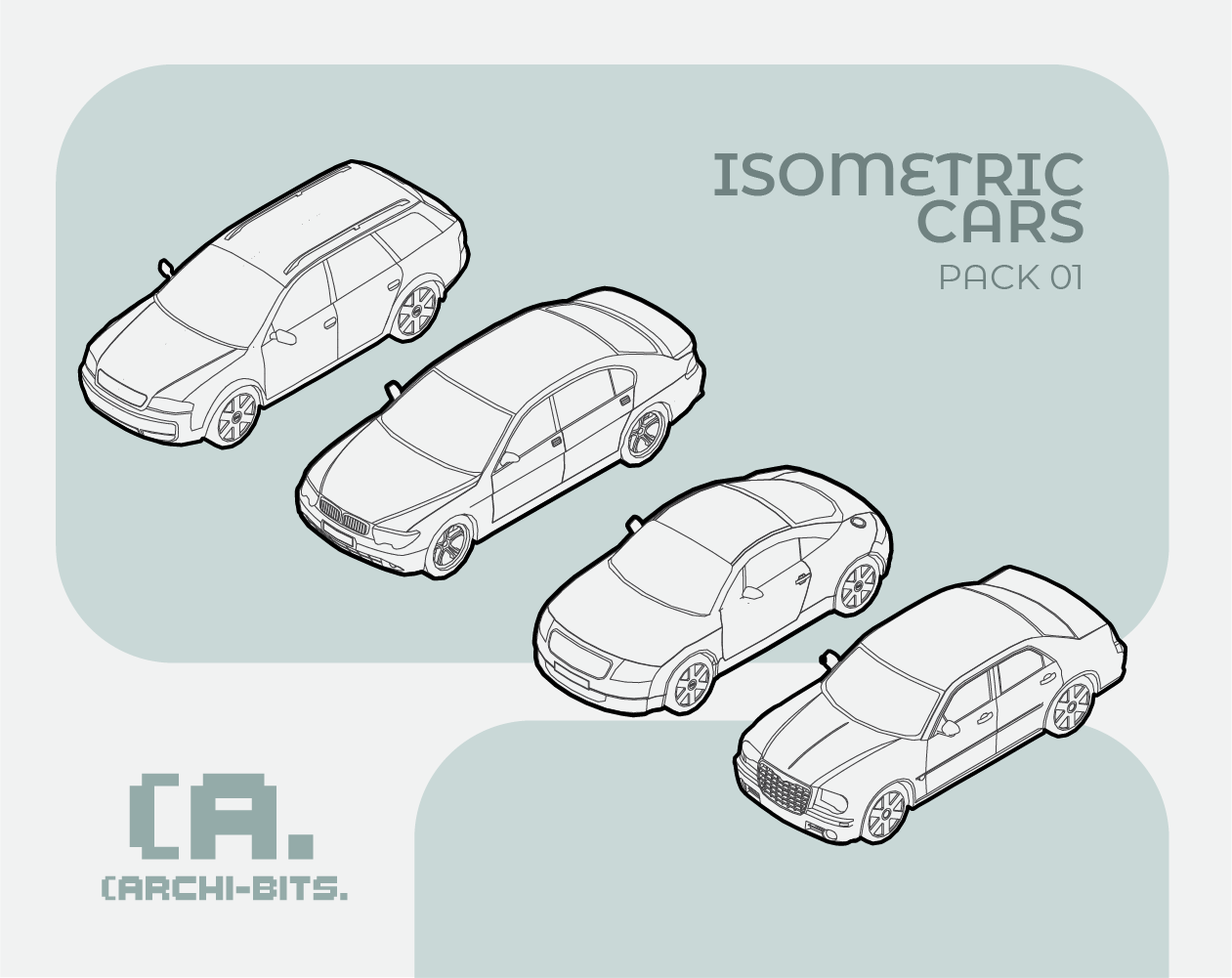 Isometric Cars - Vector Pack! - Isometric Cars - Vector Pack by Archi ...