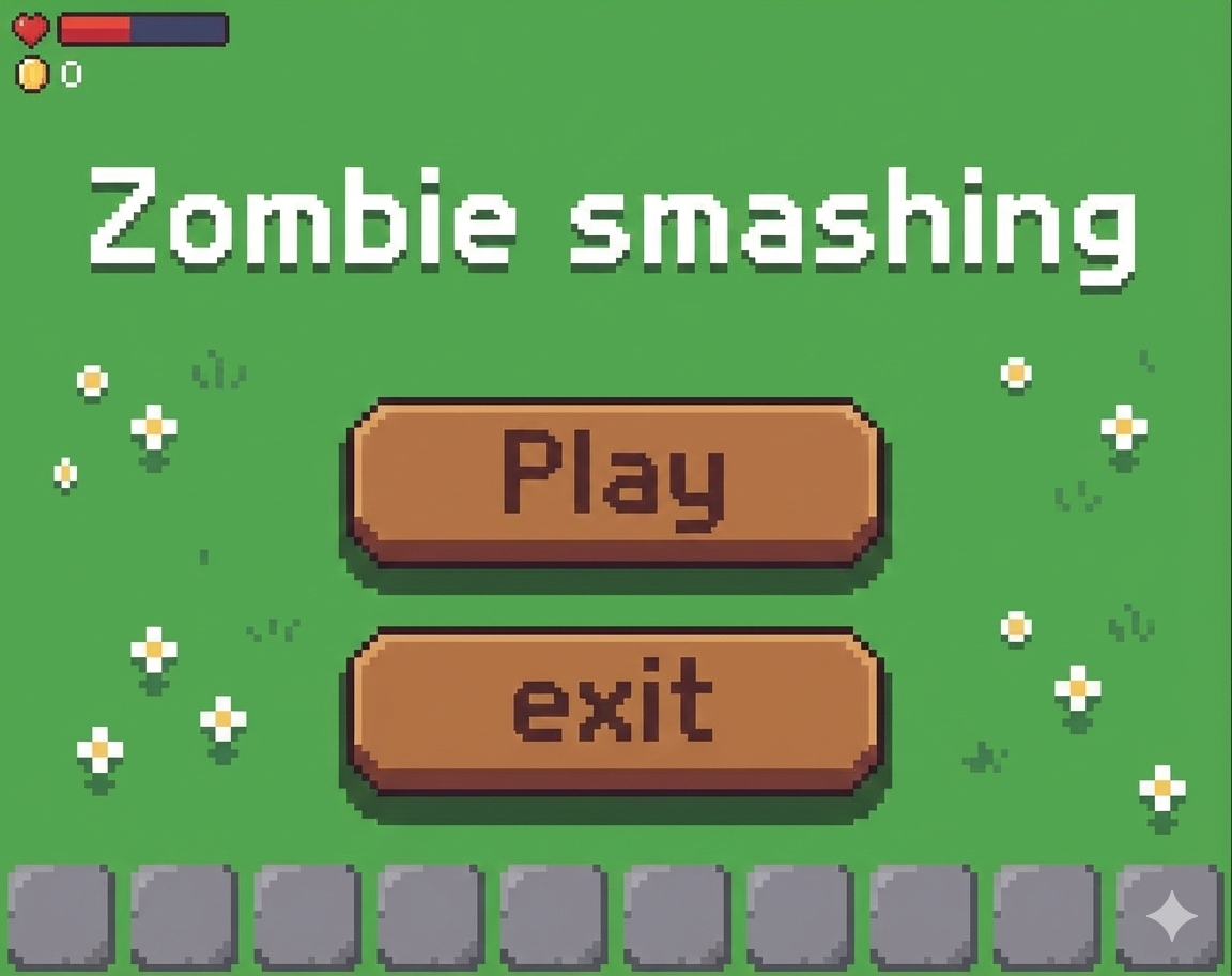 Zombie smashing by Tsuryo-sama