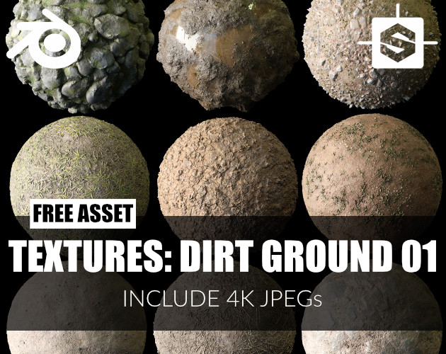Texture Pack: Dirt Ground 01 by JulioVII