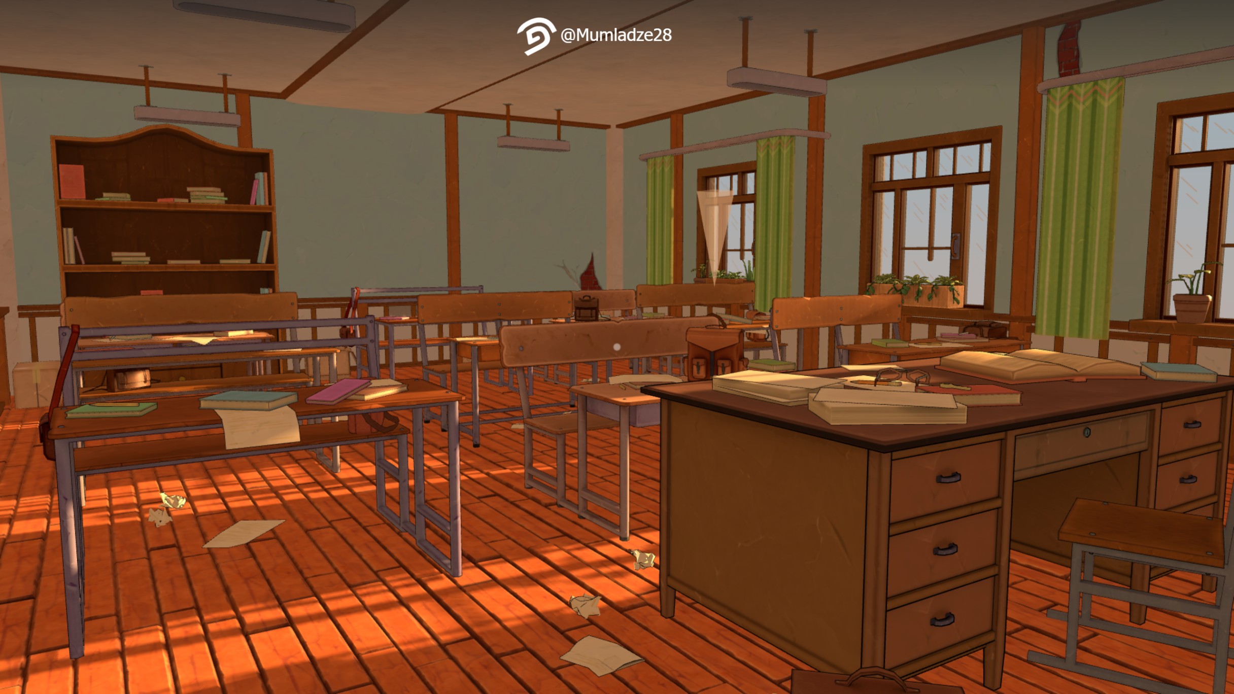 Stylized Classroom by MUMLADZE