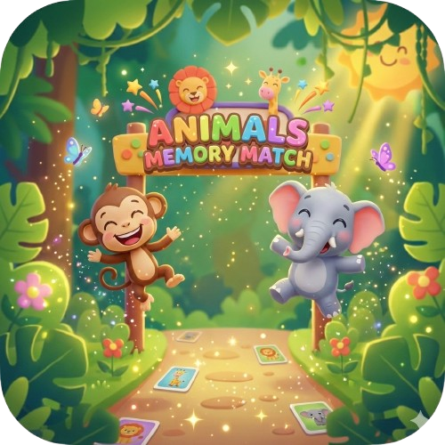 Animals Memory Match by HanaElias