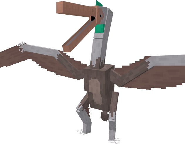 Low Poly Minecraft-Styled Quetzalcoatlus 🦖 by yourfavoriteseal