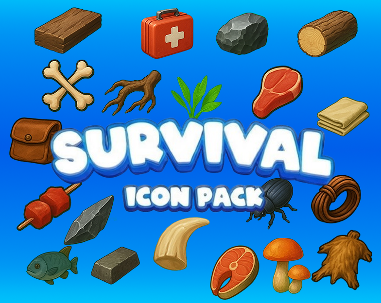 290 Survival Resource Icons Pack by alpielz