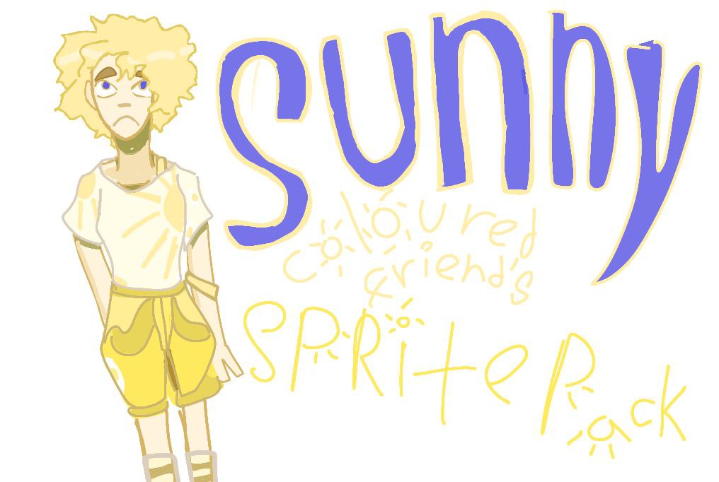 Sunny` 0 | Coloured Friends! Sprite pack (Kinda FREE.) by Invalidiliiton