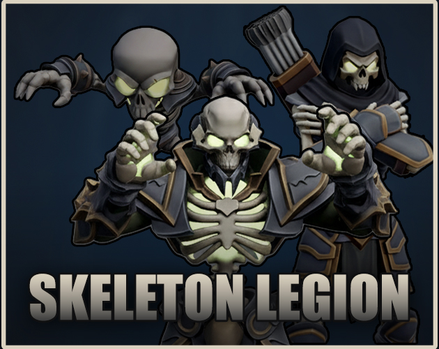 Animations - Stylized Dark Fantasy Skeleton Enemy Pack by Hotstrike Studio