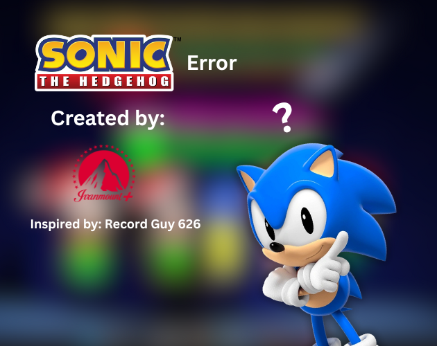 Sonic Error by Ivan Bros Games