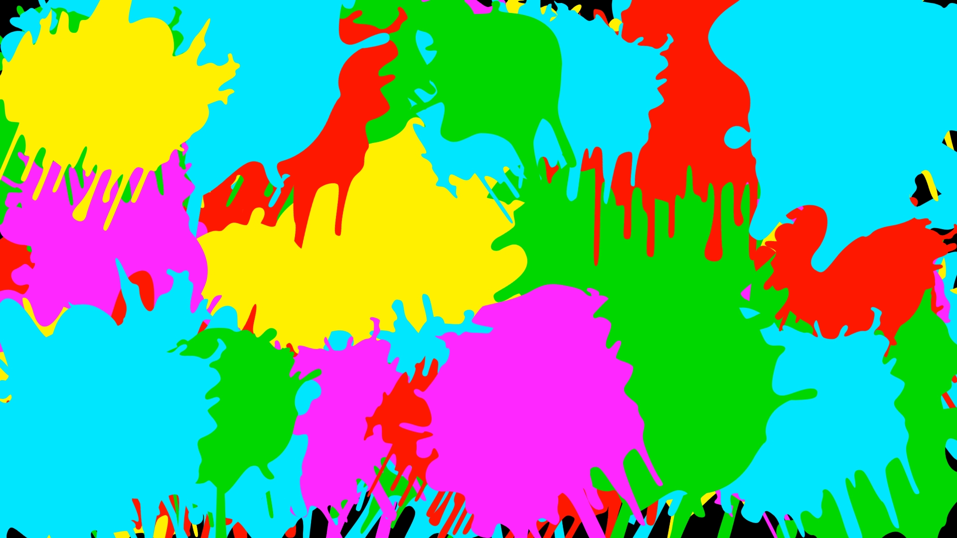 Splatoon-like Paint Splash Wipe (Transparent Overlay) by EffiGEN