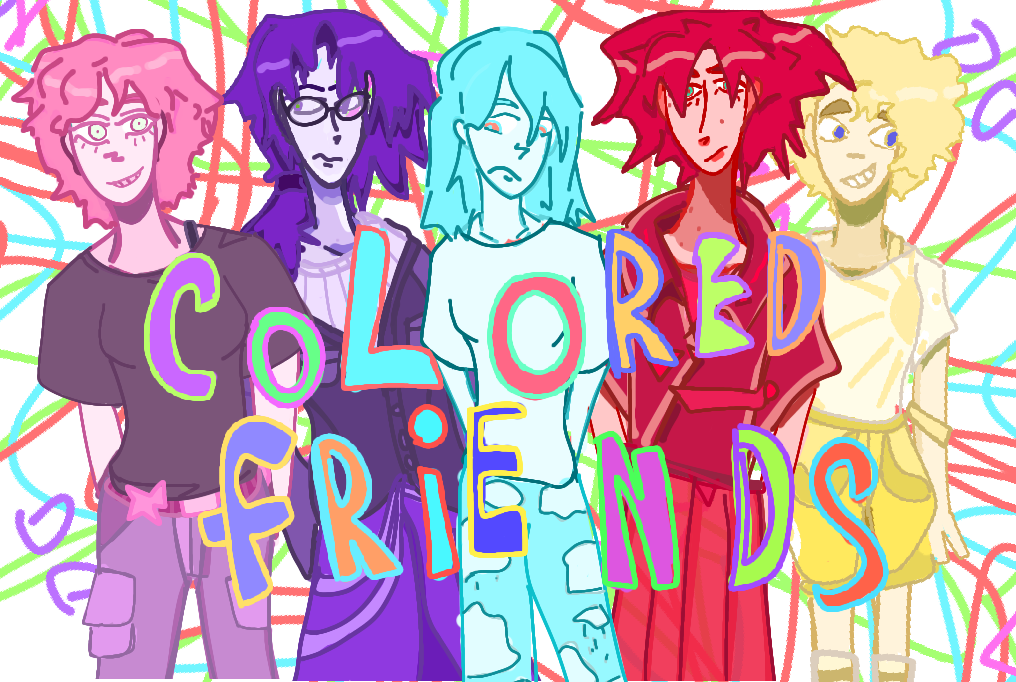 Coloured Friends FULL FREE SPRITE PACK!! by Invalidiliiton
