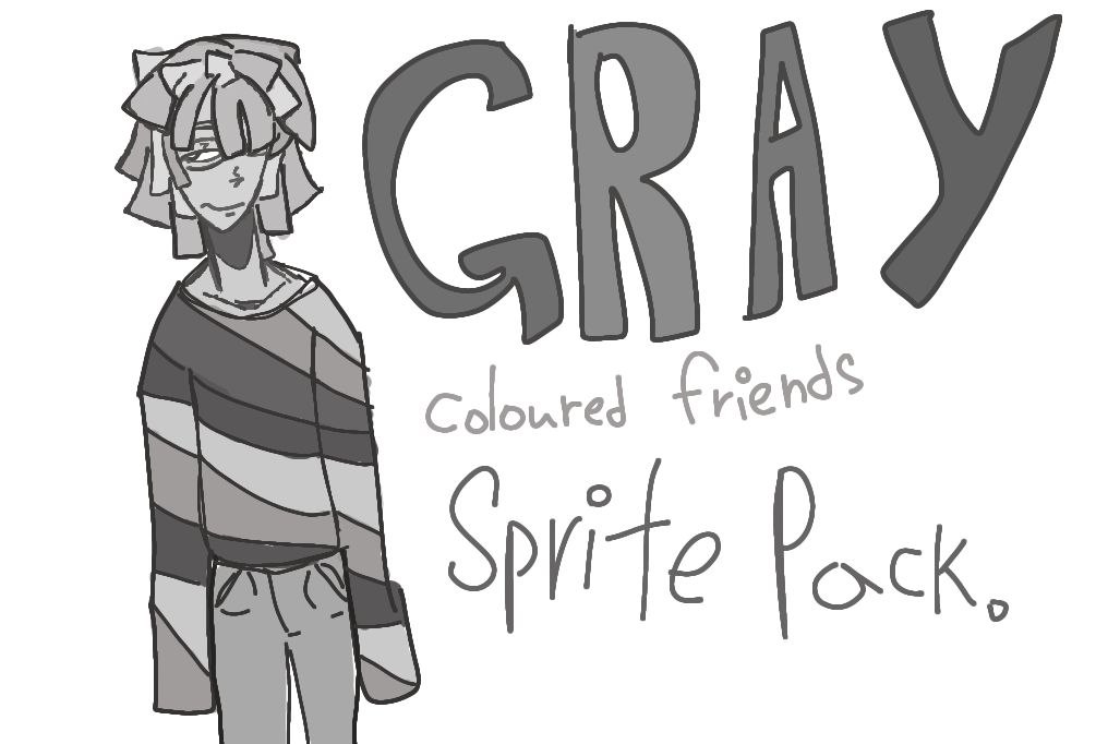 Gray`- | Coloured Friends, Sprite Pack (Kinda FREE.) by Invalidiliiton