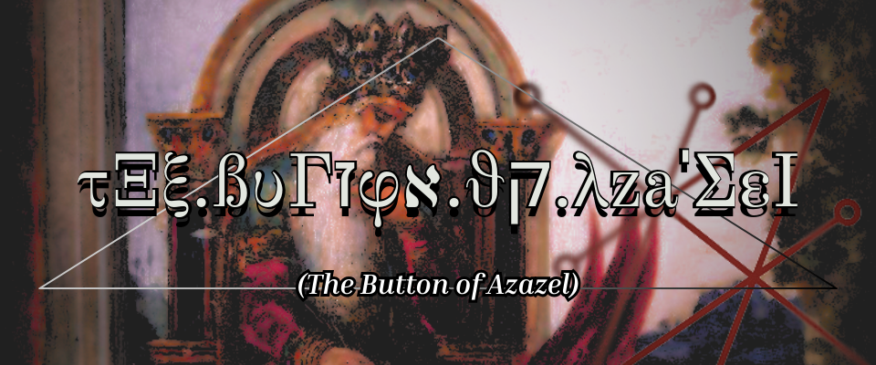 The Button of Azazel - FANTAZINE # 1 by FANTAZINE ⚡