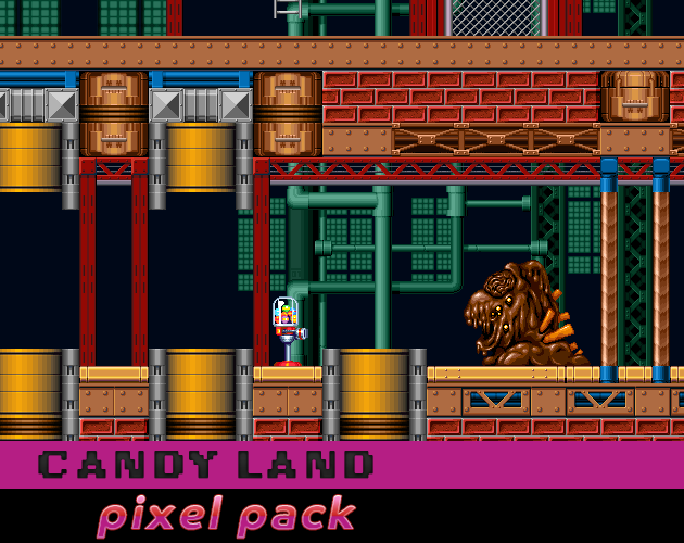 Candy Land Pixel Pack by Super Icon