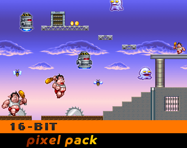 Mega 16-Bit Pixel Pack by Super Icon