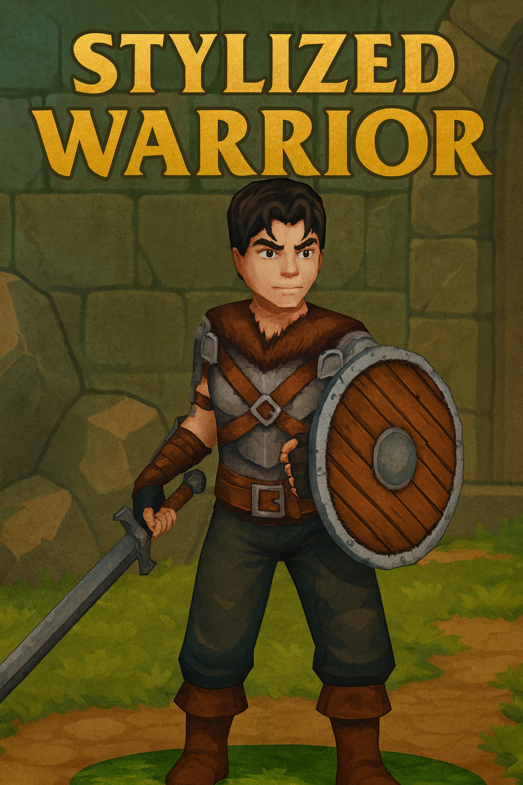 Stylized Warrior – Game-Ready Character & Animation Pack by josé luis