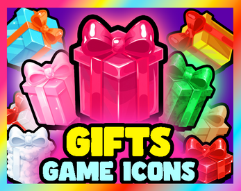 2D Roblox Gift Icons Pack by Filwarka