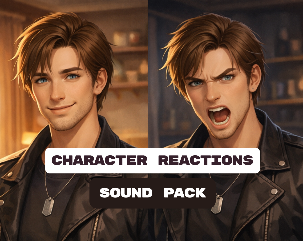 Male Character Reactions Pack (for VN and more) by Tina M